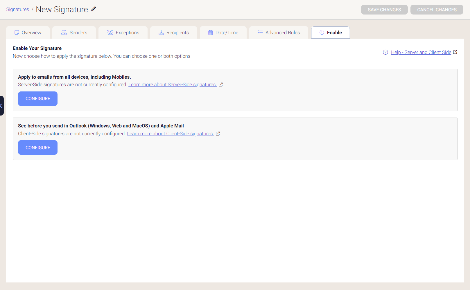 Enable Signatures for Microsoft 365 subscription – Exclaimer Knowledge Base